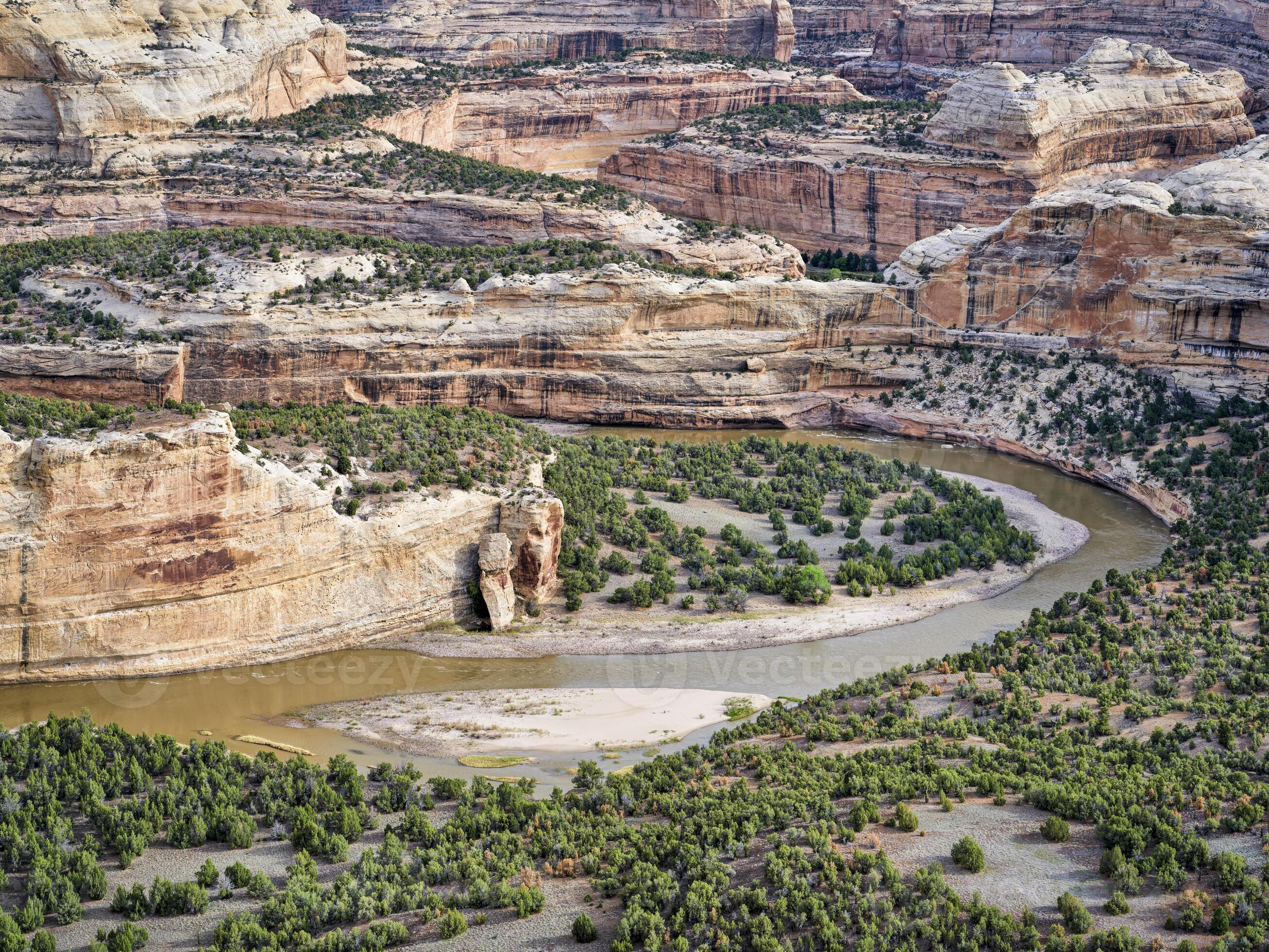 Yampa River in the Dinosaur National Monument, CO 53990758 Stock Photo at Vecteezy