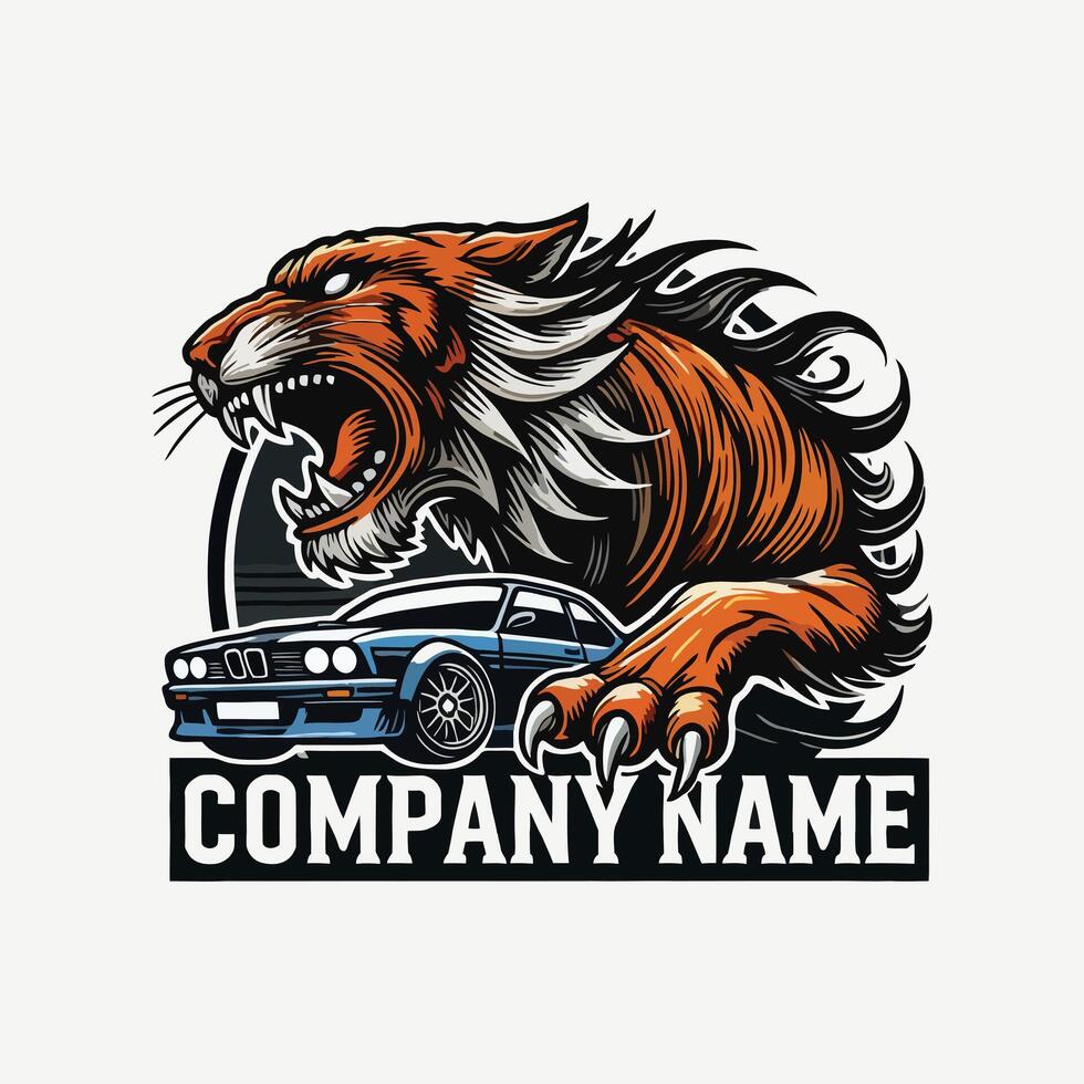 Fierce Tiger Roars Car Logo 54015748 Vector Art at Vecteezy Fierce Tiger Roars Car Logo 54015748 Vector Art at Vecteezy