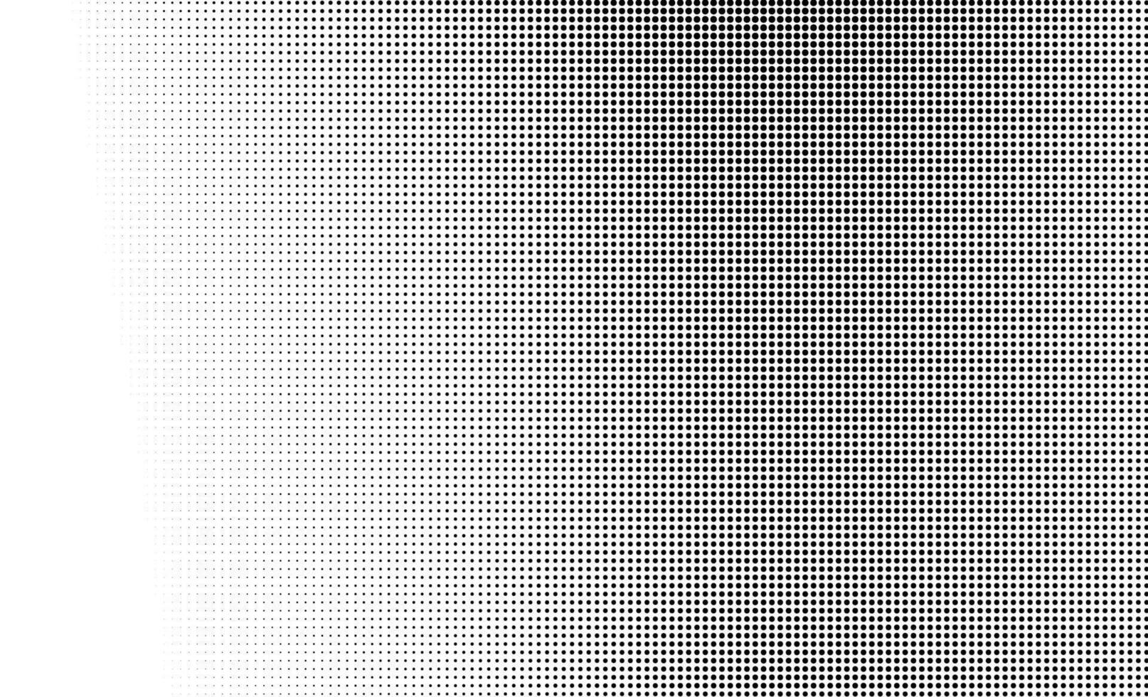 Diagonal Halftone Pattern With Black Dots Creating A Gradient Effect On A White Background