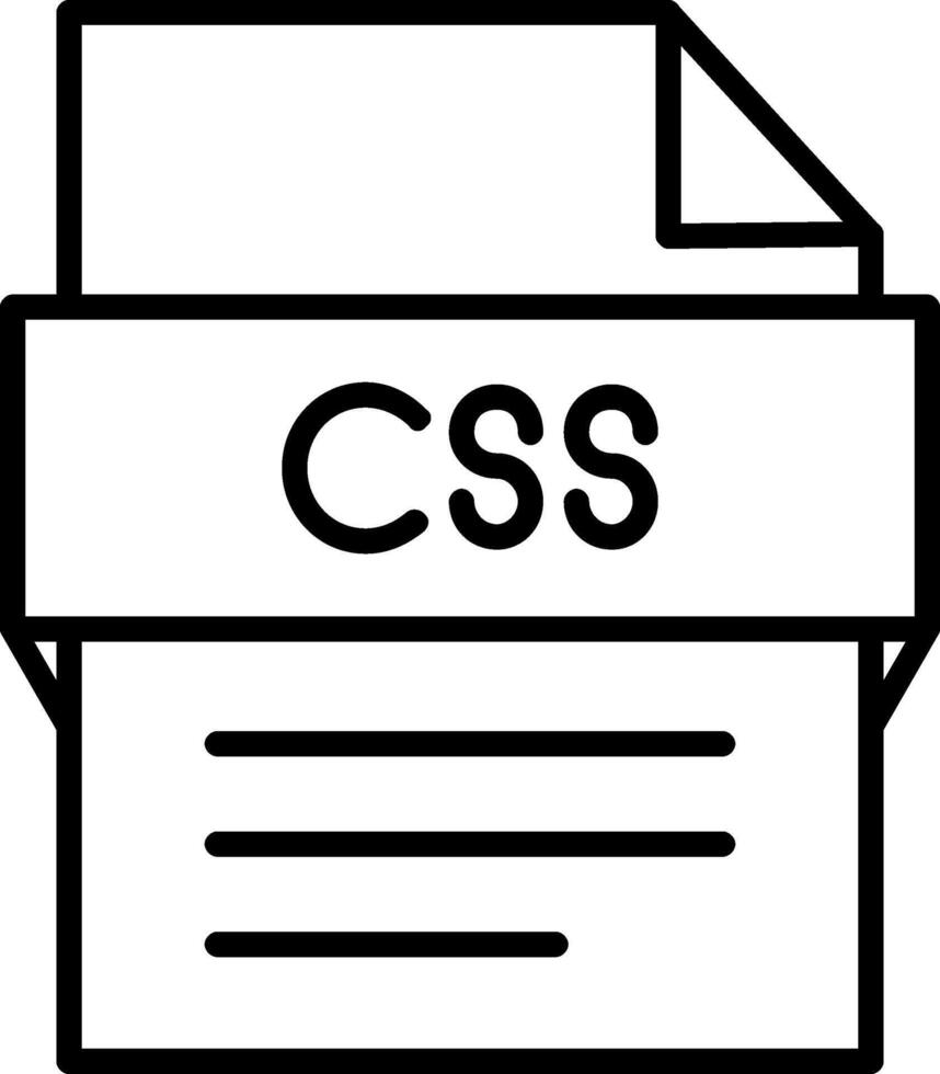 Css File Icon Design Symbol 54029966 Vector Art at Vecteezy