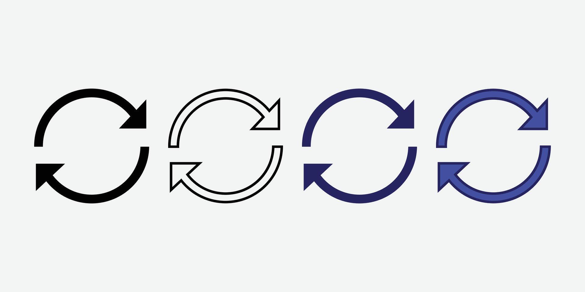 Refresh Icon . Rotate Icon Set. Research Sign. Restart Symbol. Reset ...