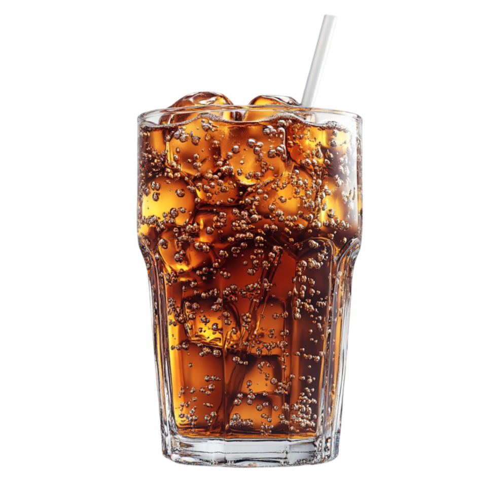 Glass of Cola with Straw 54064720 PNG