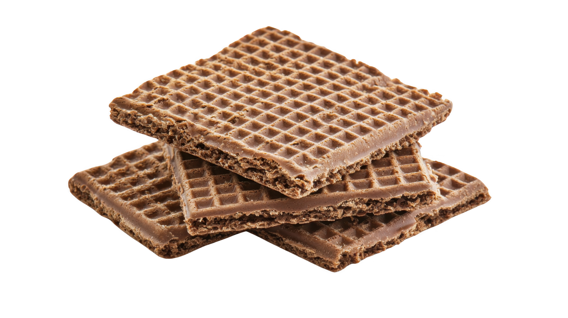 Chocolate wafers stacked isolated on transparent background 54067066 PNG