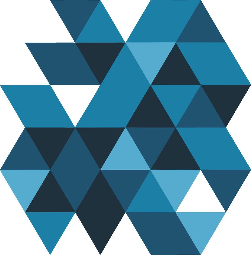 Blue Geometric Abstract Triangle Pattern Design 54073279 Vector Art at Vecteezy