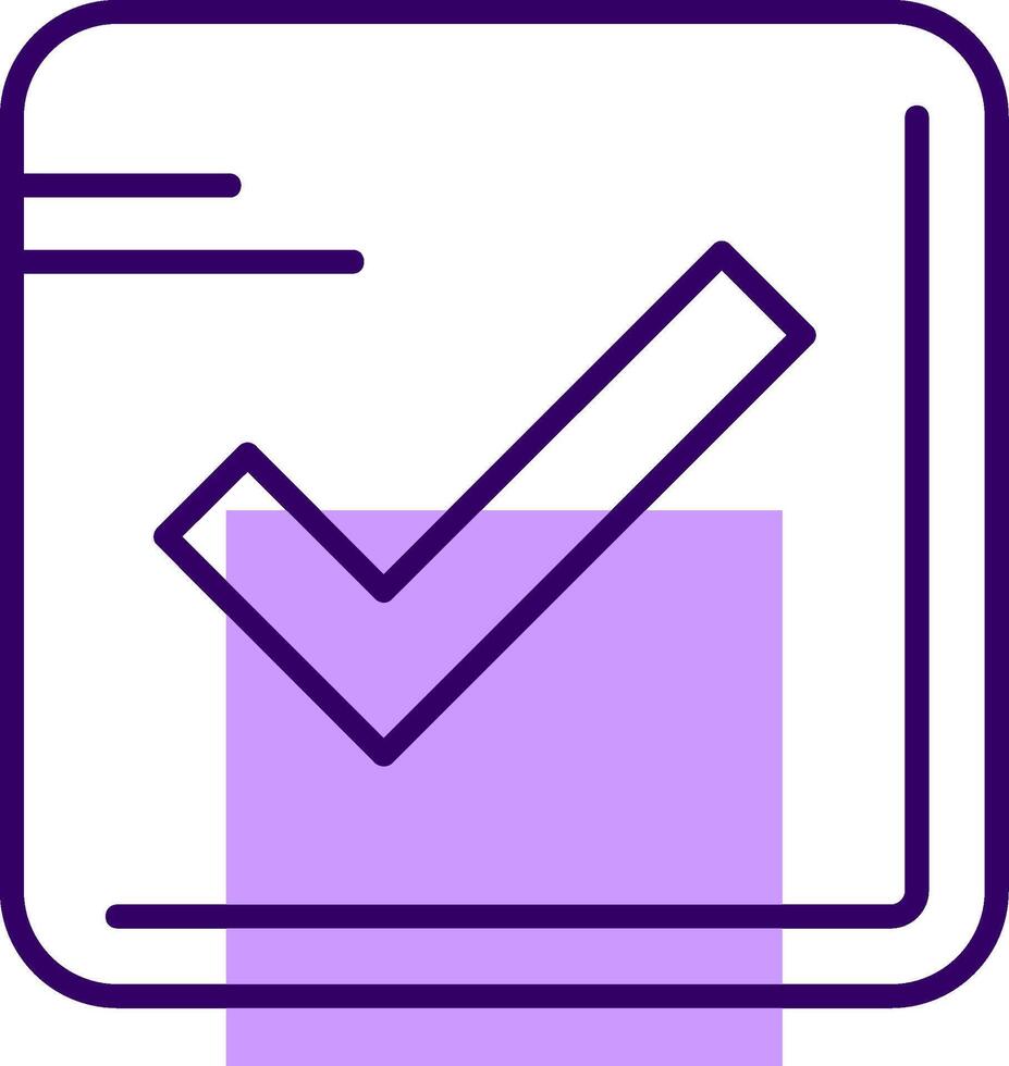 Checkmark Outline Shape Style Icon 54076250 Vector Art At Vecteezy