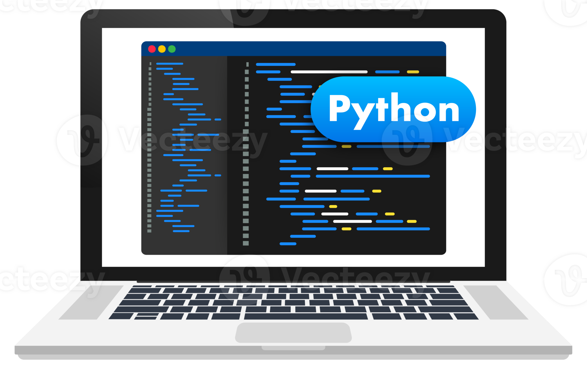 Laptop Displaying Python Code On Screen Programming And Software