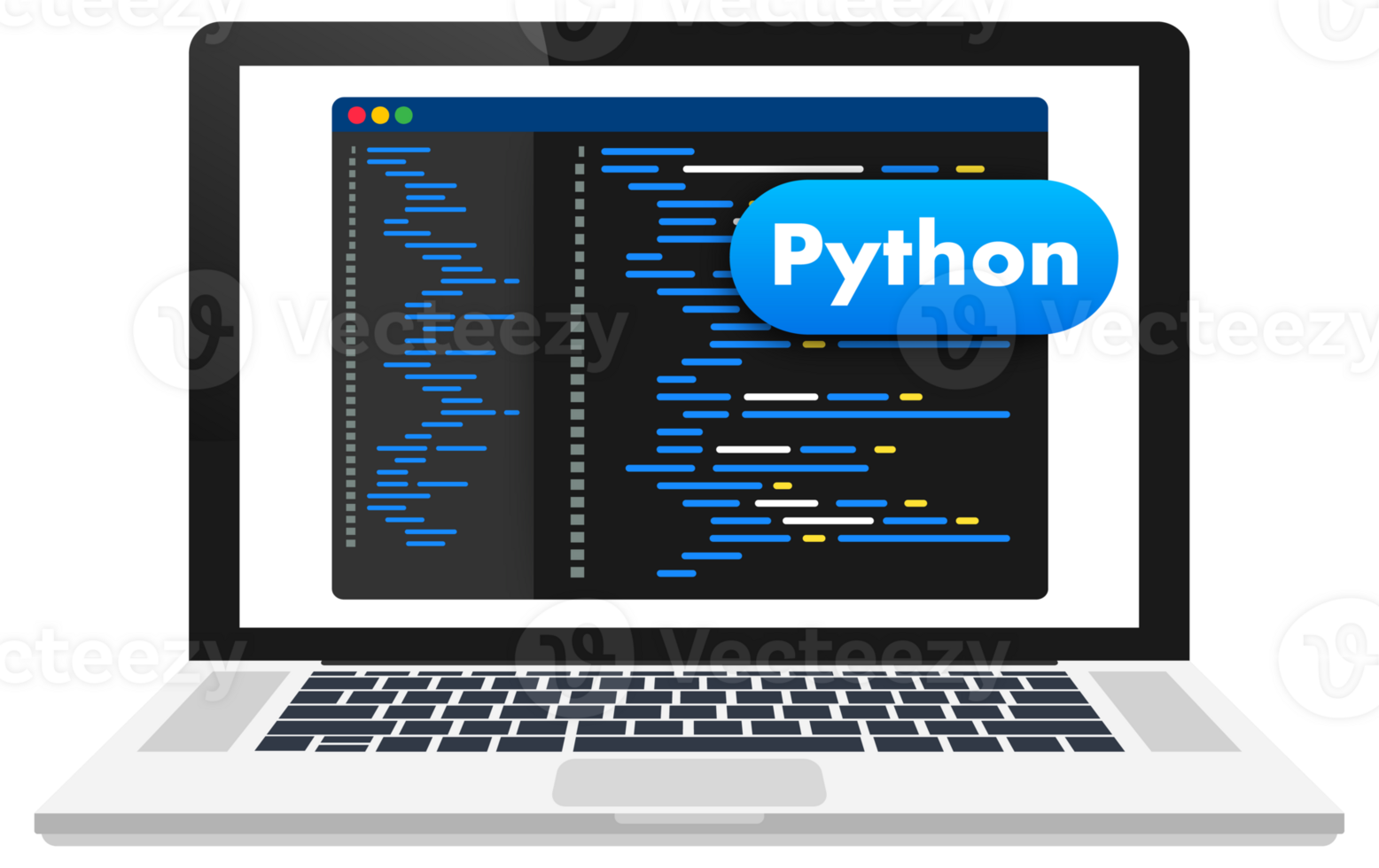 Laptop Displaying Python Code On Screen Programming And Software