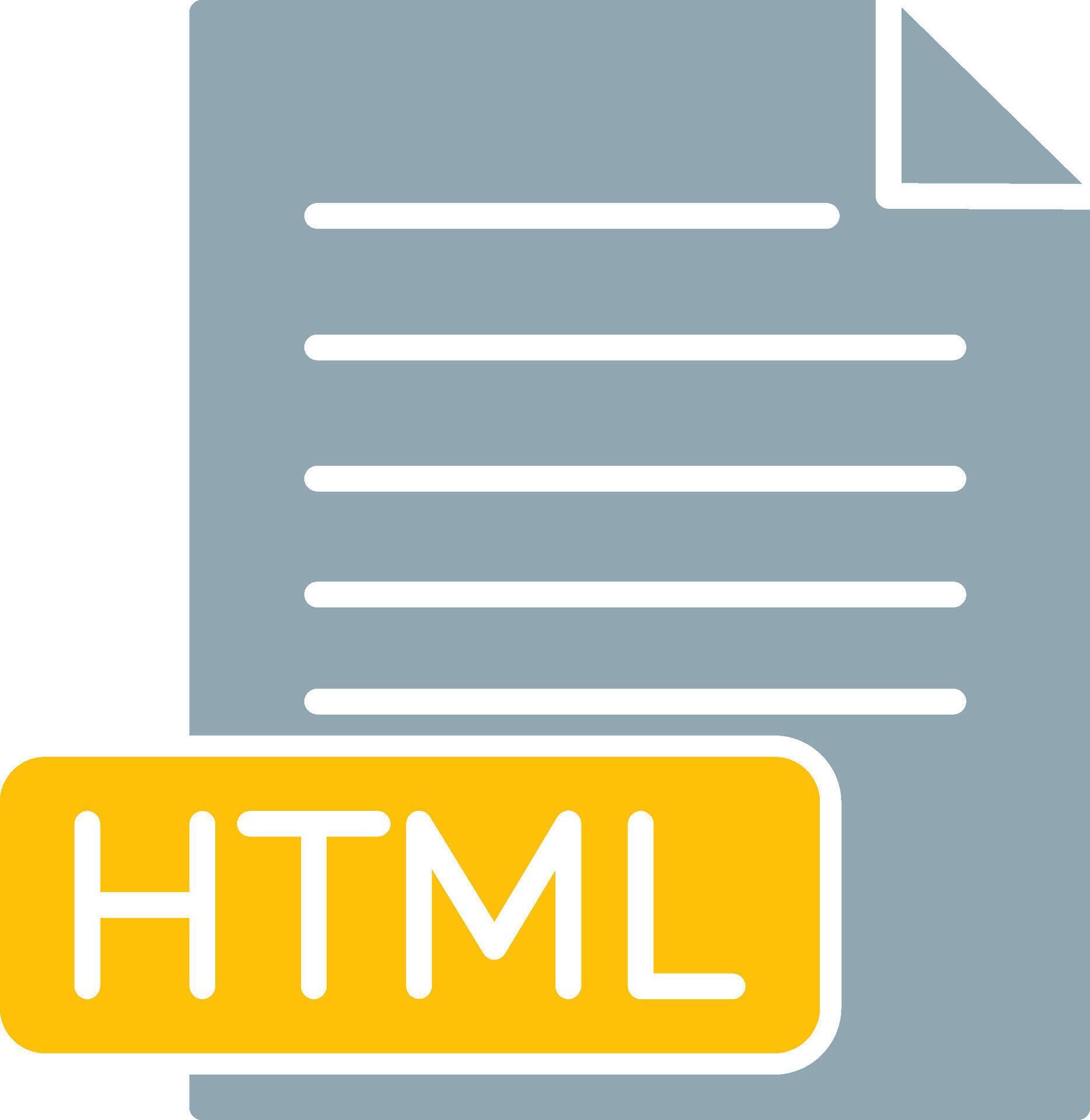 HTML Icon Design Symbol 54090881 Vector Art at Vecteezy