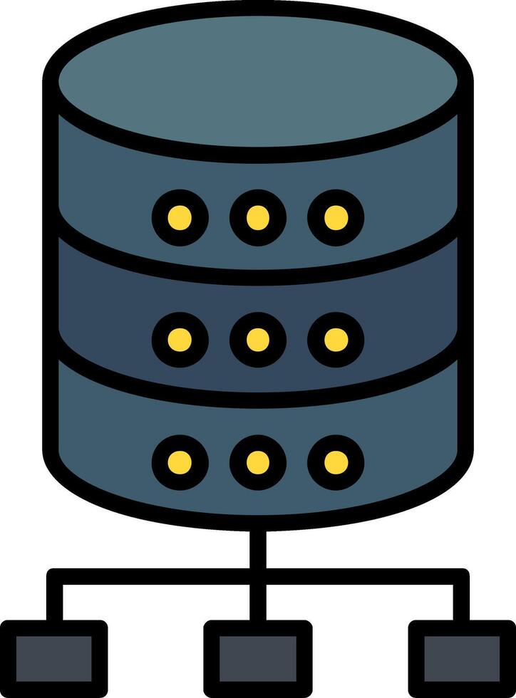 Database Icon Design Symbol 54095421 Vector Art at Vecteezy