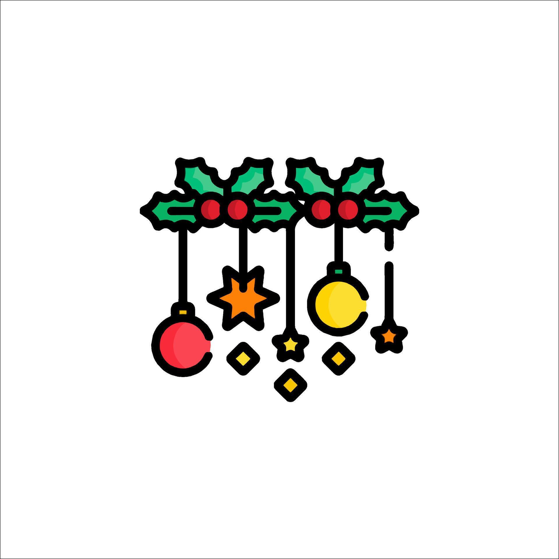 Christmas decorations icon 54102396 Vector Art at Vecteezy