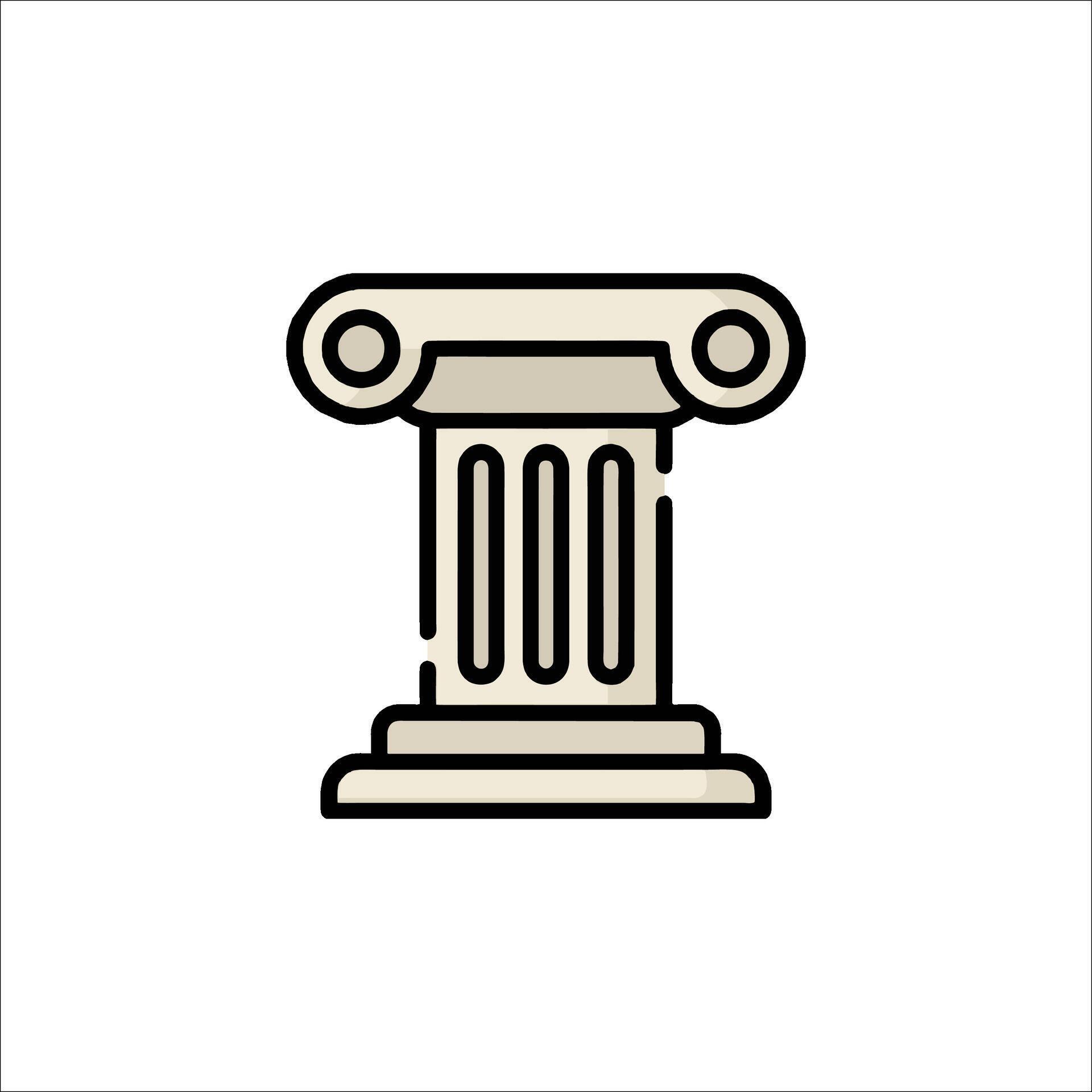 Ancient column icon illustration 54104653 Vector Art at Vecteezy Ancient column icon illustration 54104653 Vector Art at Vecteezy