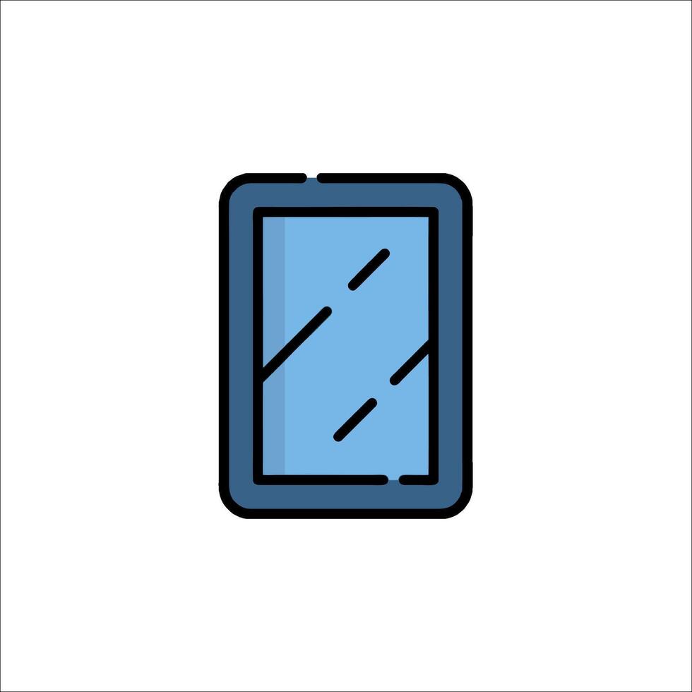 A tablet computer icon on a white background 54107021 Vector Art at ...