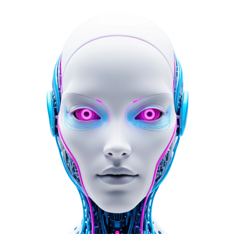 Futuristic Robot on Transparent Background 54110641 PNG