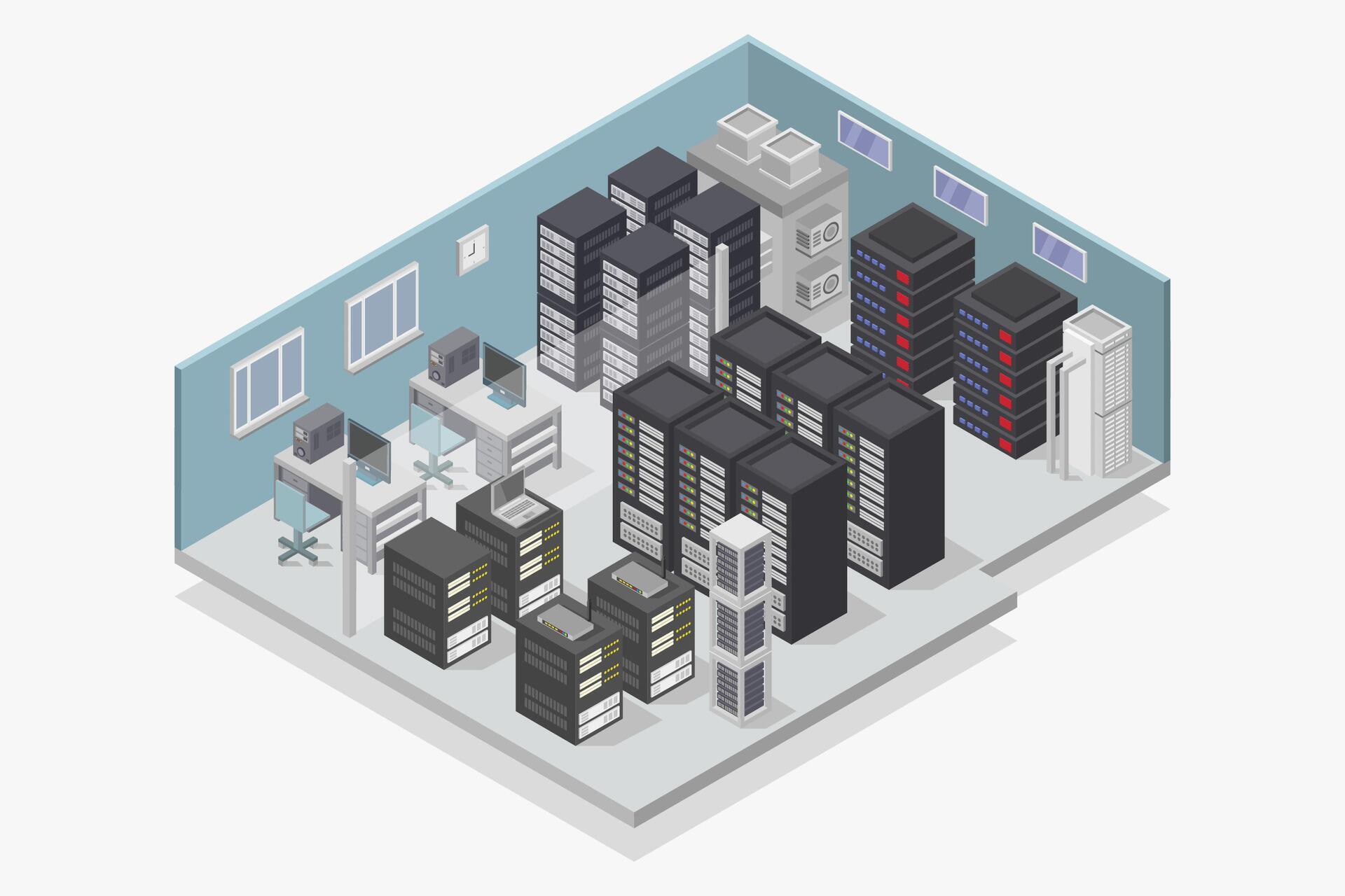 Illustrated Isometric Database Storage 54112034 Vector Art At Vecteezy