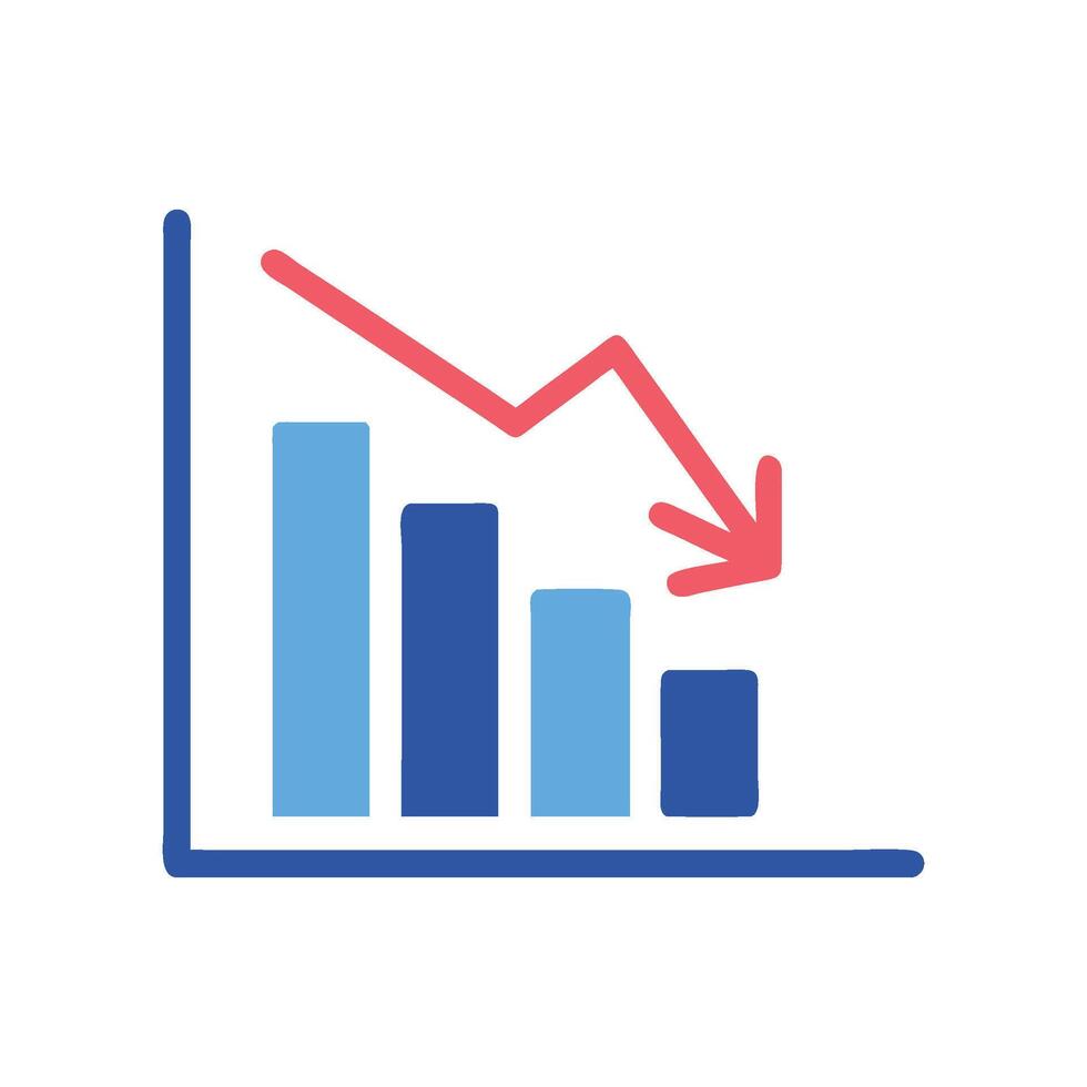 Decline Graph Icon for Performance Tracking 54115996 Vector Art at Vecteezy