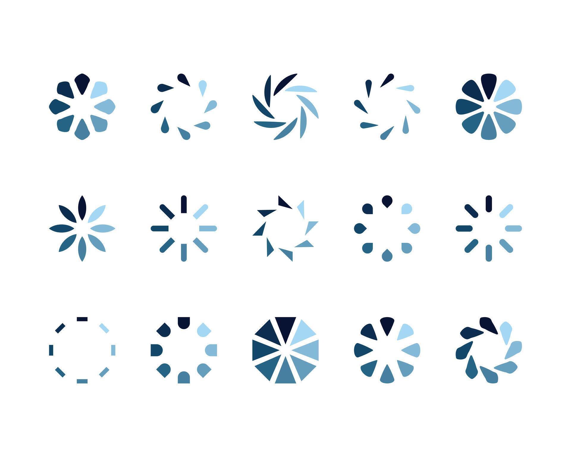 Collection Loading Bar Status Icon Illustration Set Of Loaded Icons Download Progress