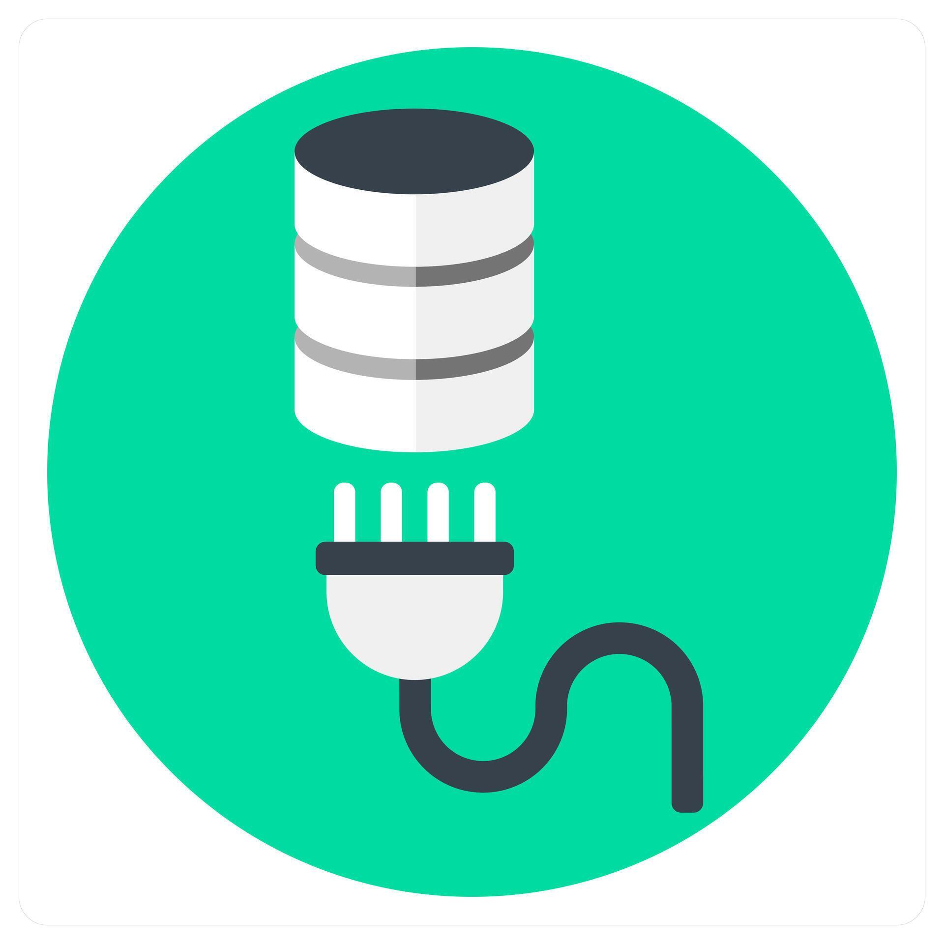 Database and server icon concept 54132144 Vector Art at Vecteezy