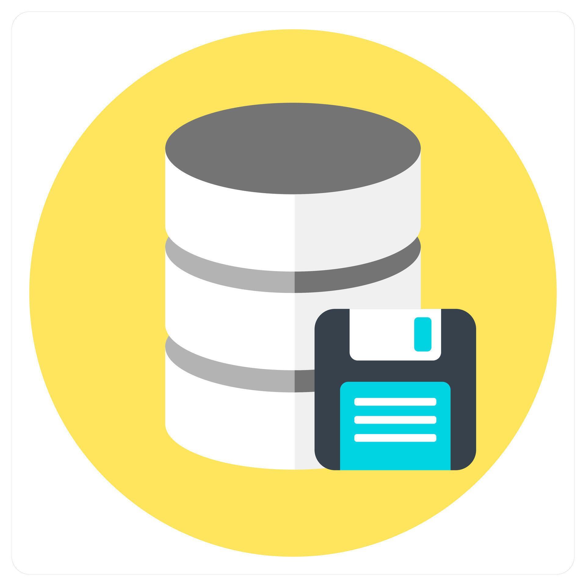 Trash Database and remove icon concept 54132236 Vector Art at Vecteezy