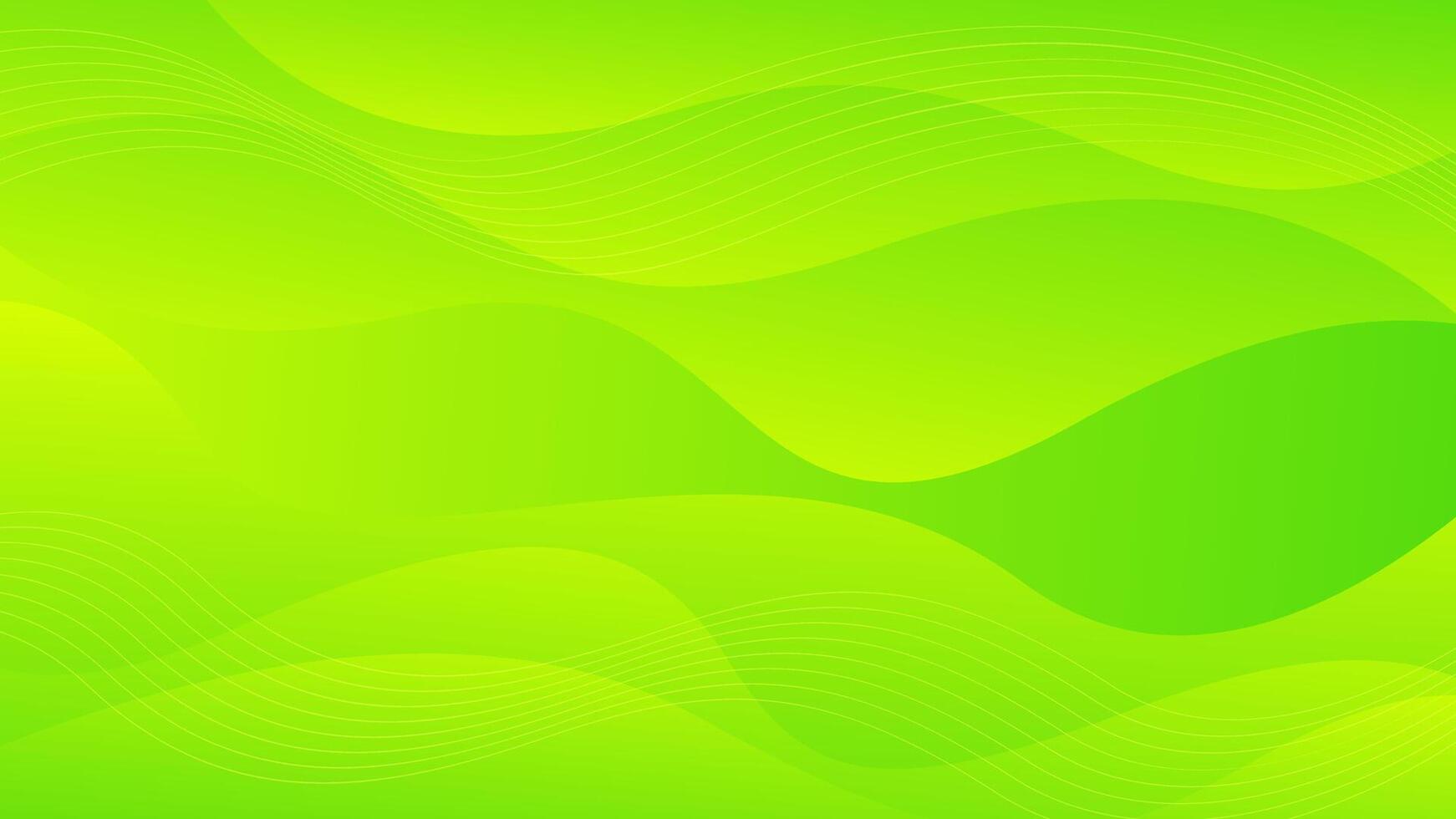 Abstract green Curve background, Green gradient dynamic wallpaper with wave shapes 54133830 ...