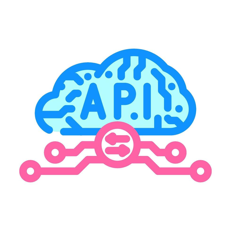 api connection cloud computing color icon illustration 54190063 Vector ... api connection cloud computing color icon illustration 54190063 Vector ...