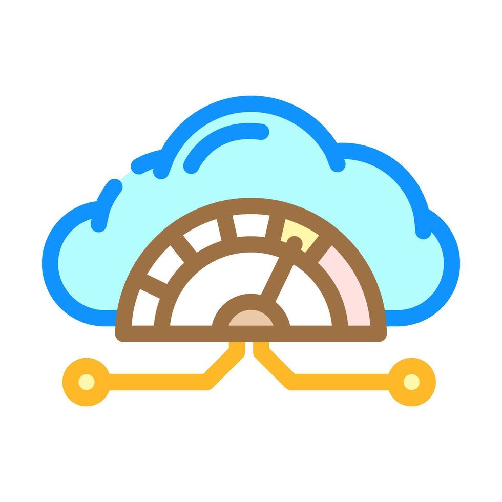 bandwidth cloud computing color icon illustration 54190082 Vector Art ... bandwidth cloud computing color icon illustration 54190082 Vector Art ...