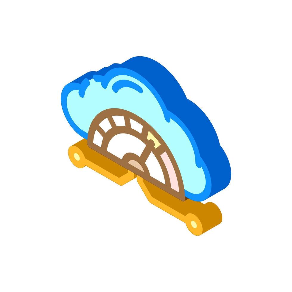 Bandwidth Cloud Computing Isometric Icon Illustration 54190088 Vector Art At Vecteezy