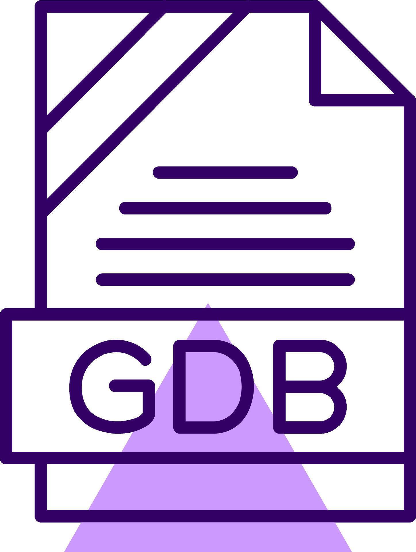 GDB Outline Style Icon 54192485 Vector Art at Vecteezy