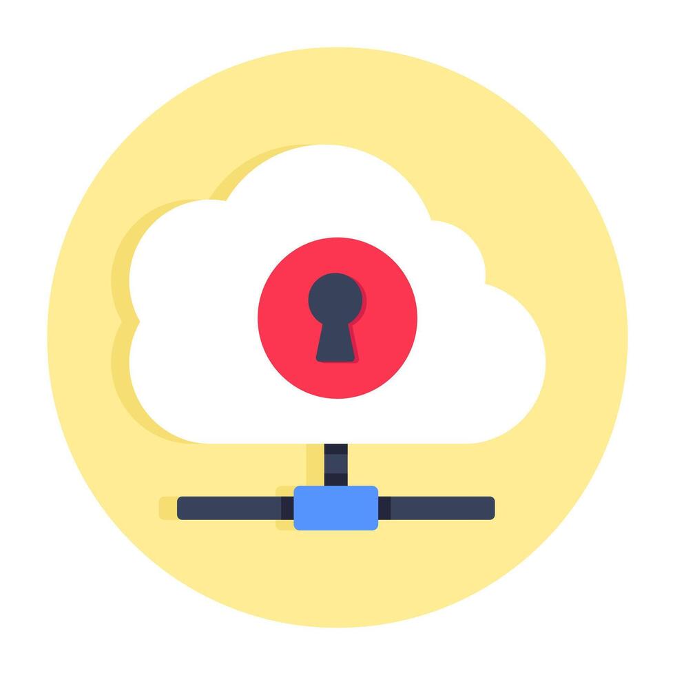Creative design icon of cloud security network 54193963 Vector Art at ...