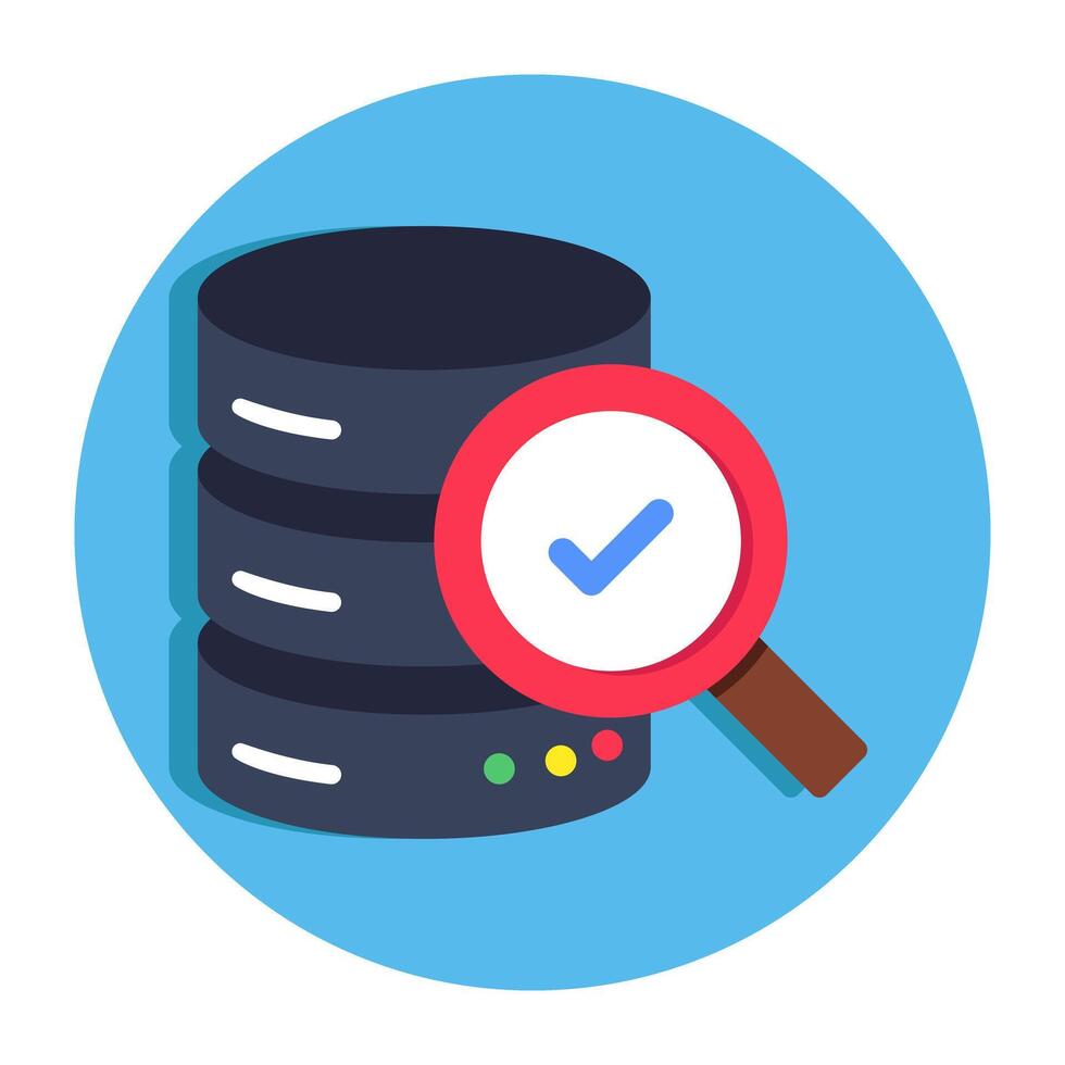An icon design of database monitoring 54193977 Vector Art at Vecteezy