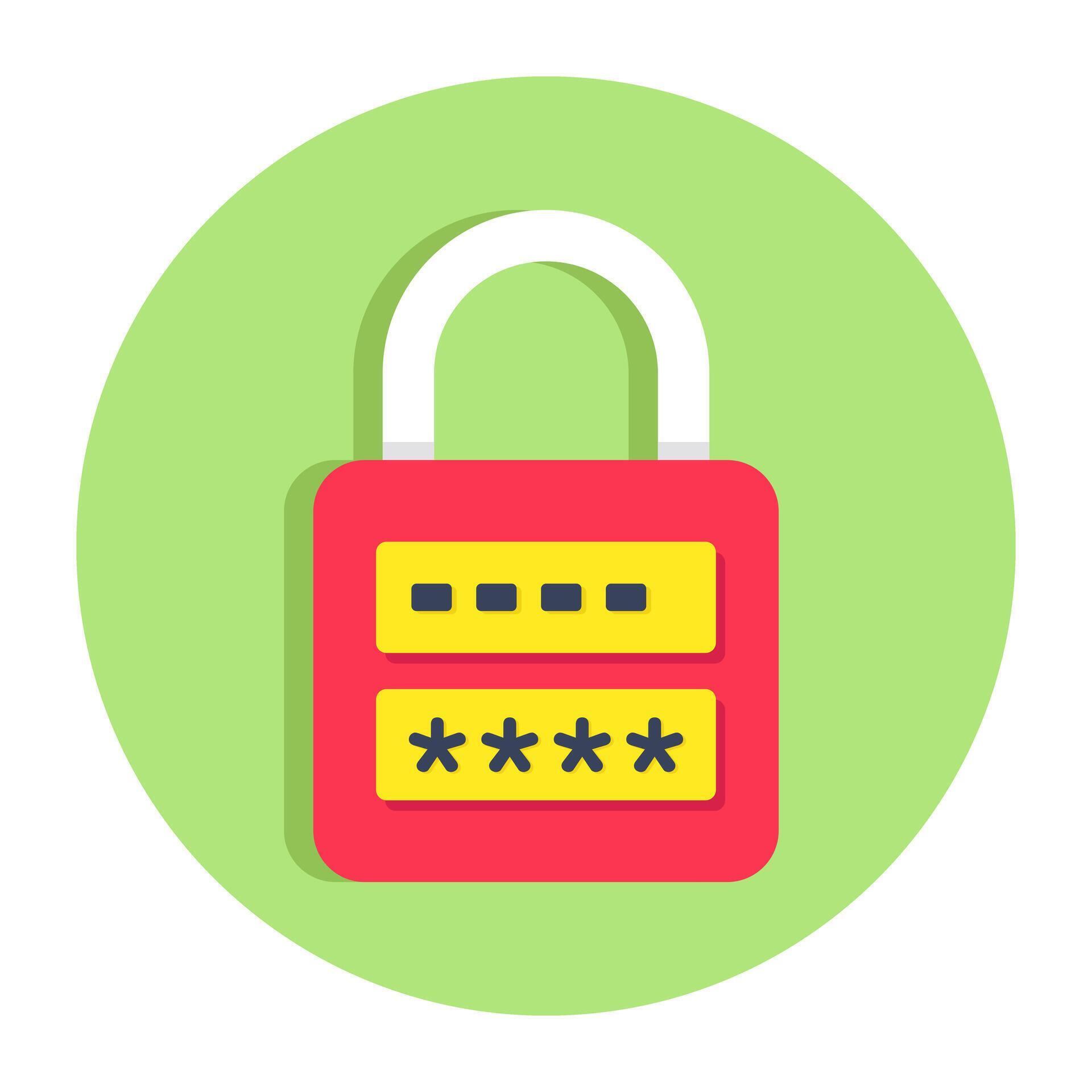 Modern Design Icon Of Password Lock 54193994 Vector Art At Vecteezy