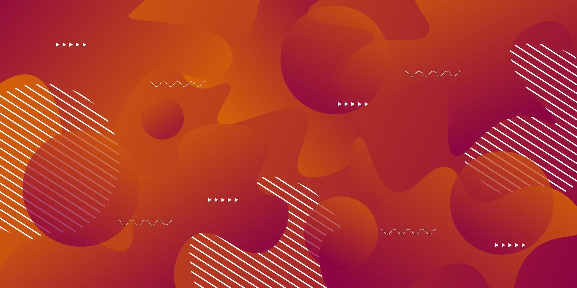 Abstract Dynamic Orange Gradient Color Geometric Fluid Shape Background Eps10 54199862 Vector