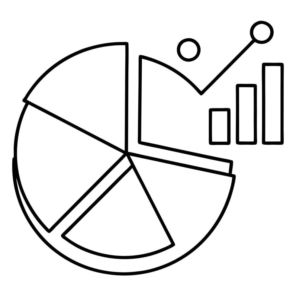 Data Analysis Pie Chart, Bar Graph, Growth, Statistics, Report 54223775 Vector Art at Vecteezy