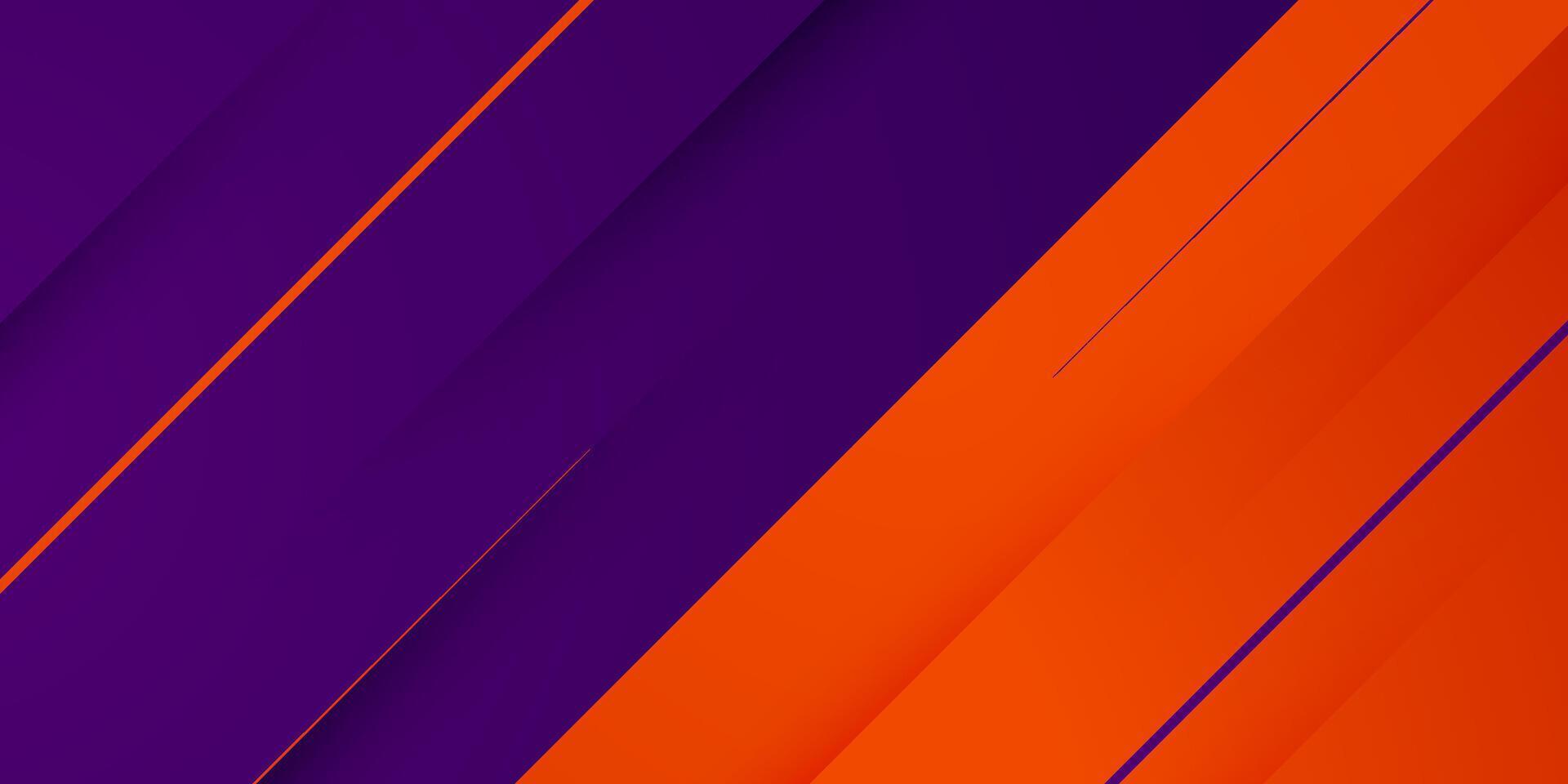 Abstract geometric background with colorful orange and purple gradient background design ...