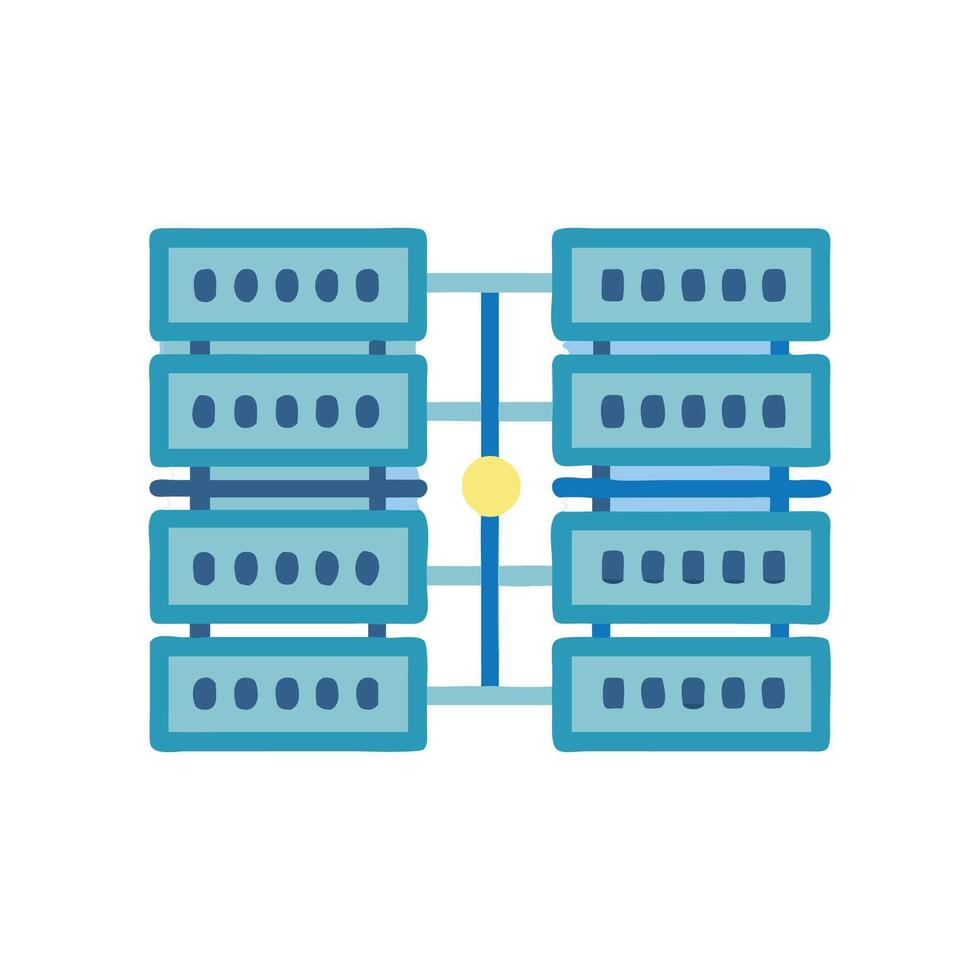 Comprehensive RAID Array Icon for Storage Solutions 54227532 Vector Art ...