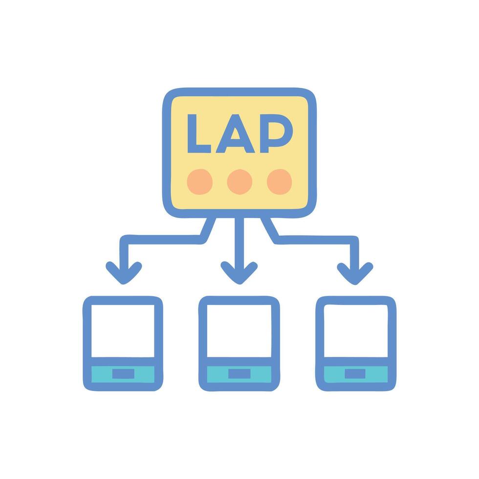 Stylish LDAP Icon for Connectivity 54228210 Vector Art at Vecteezy