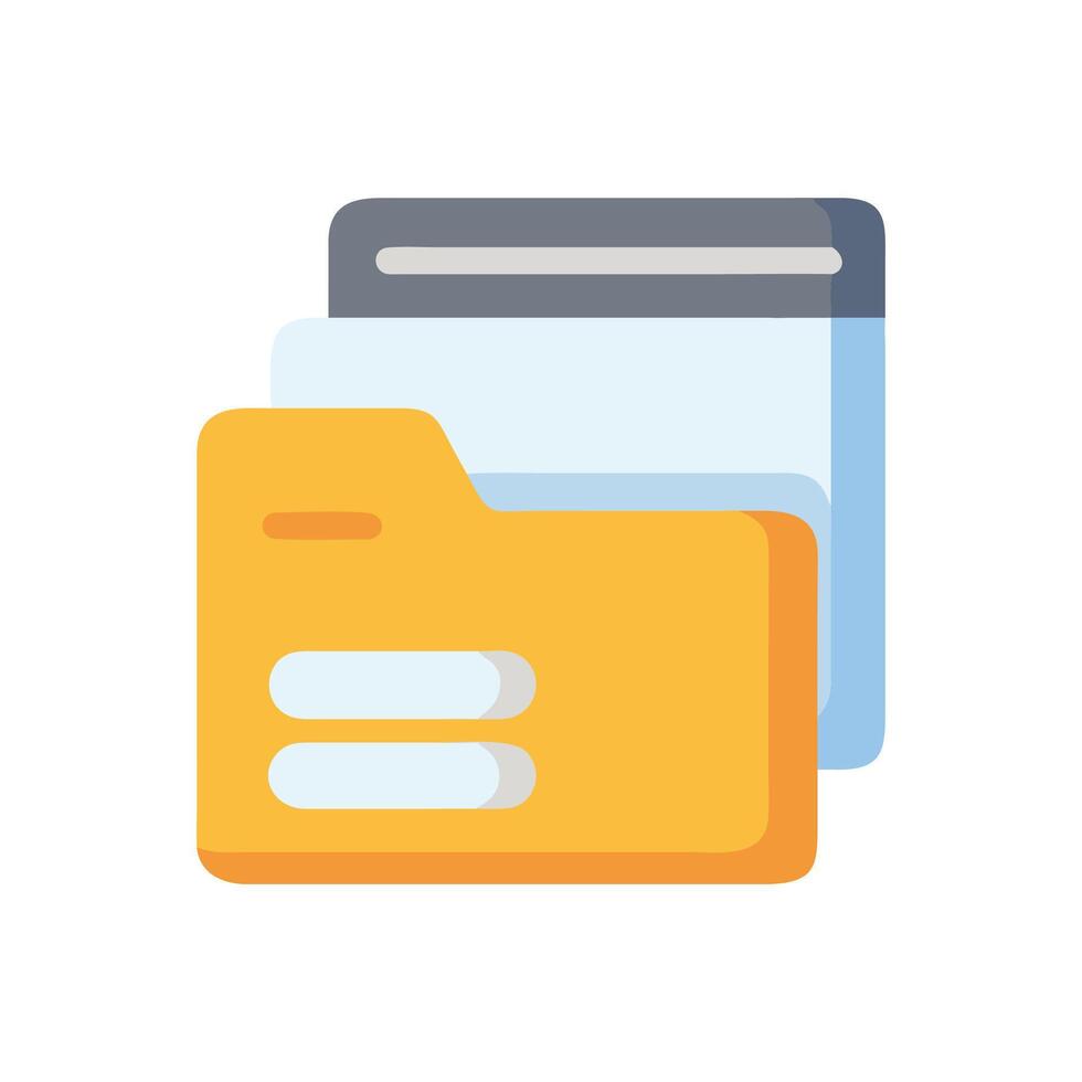 Stylish File Storage Icon 54228372 Vector Art at Vecteezy