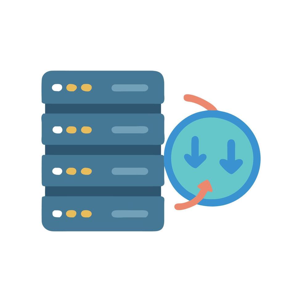 Stylish Database Backup Icon 54228461 Vector Art at Vecteezy