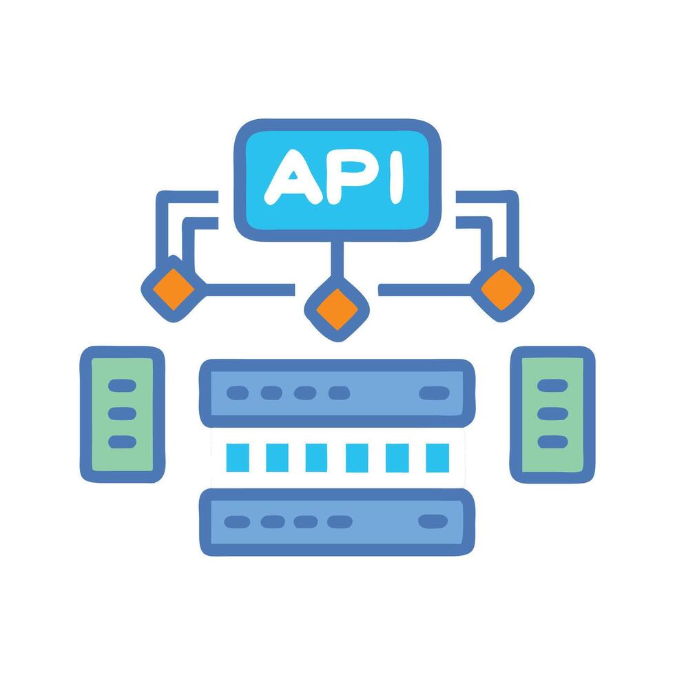 Innovative API Gateway Technology Icon 54229150 Vector Art at Vecteezy