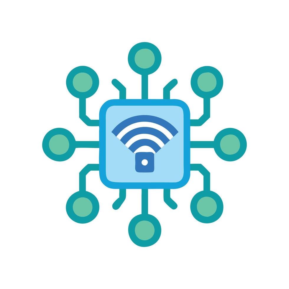 IoT Hub Icon for Centralized Management 54229448 Vector Art at Vecteezy