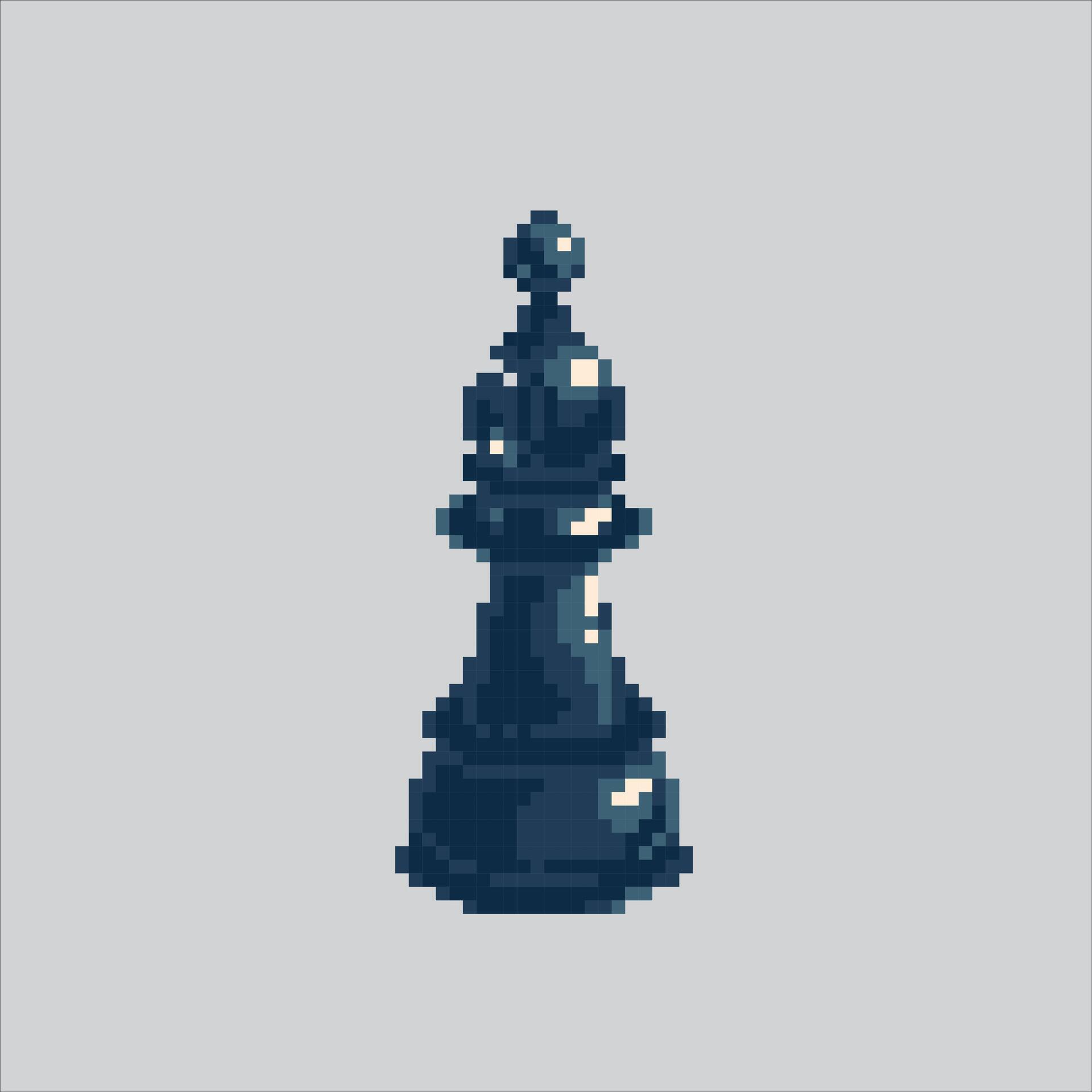 Pixel art illustration Chess Bishop. Pixelated Chess Piece. Chess ...