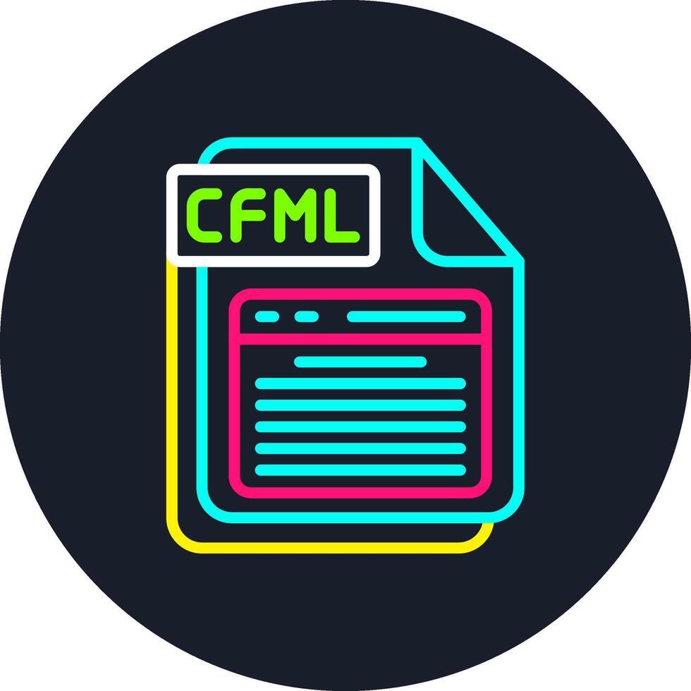 CFML Line Multi Color Design 54241510 Vector Art at Vecteezy