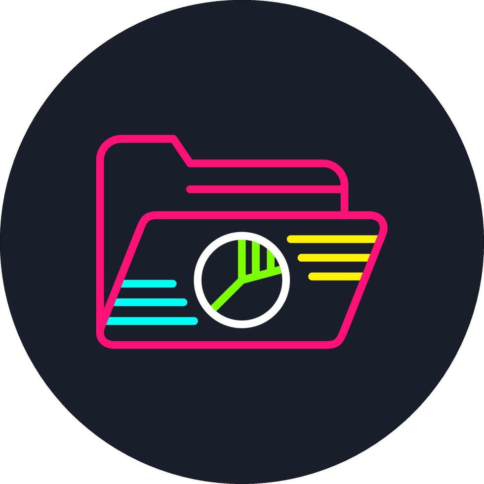 Pie Chart Line Multi Color Design 54242053 Vector Art at Vecteezy