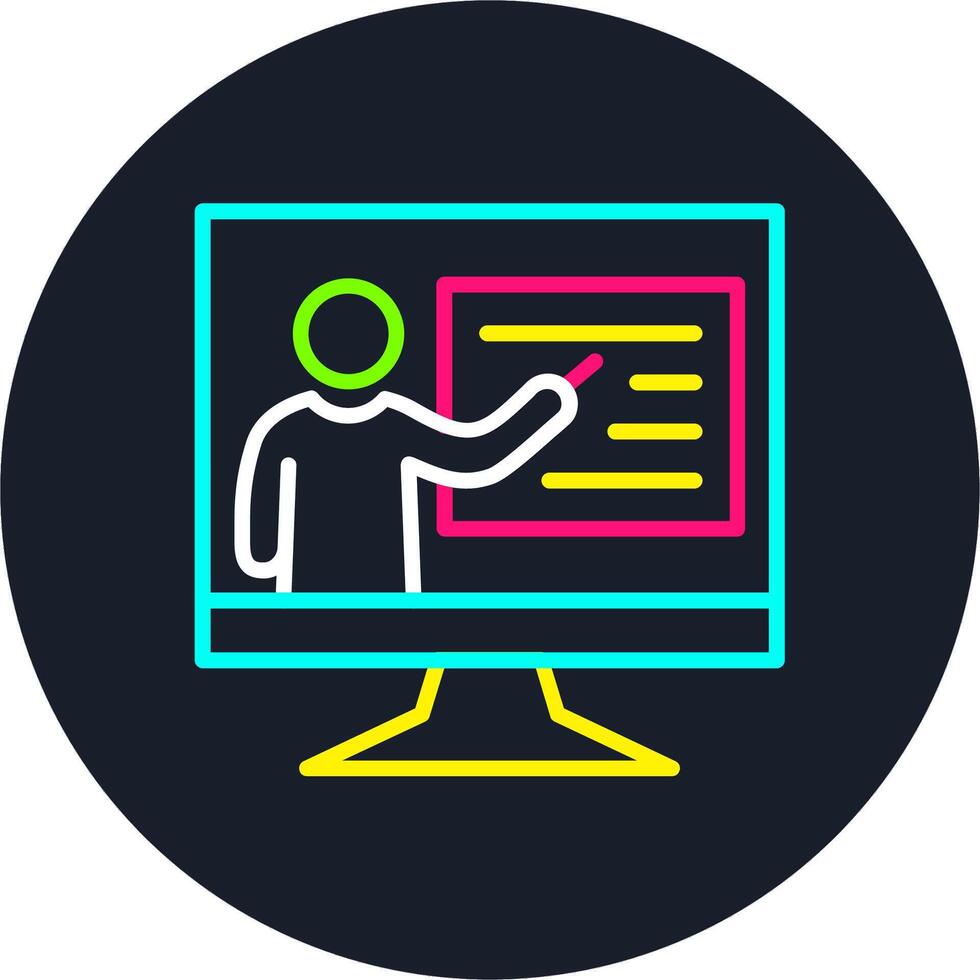 Distance education Line Multi Color Design 54242166 Vector Art at Vecteezy