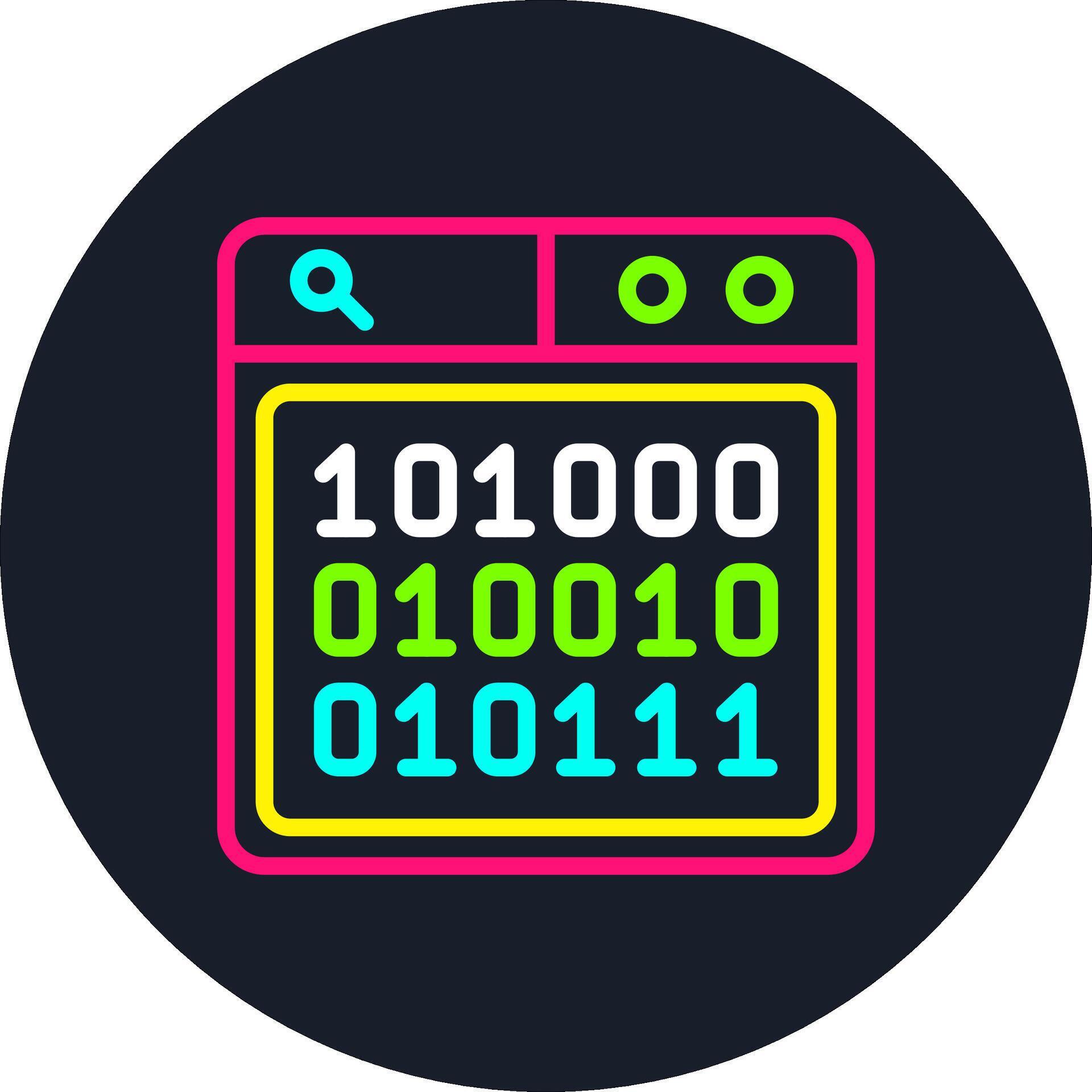 Binary Code Line Multi Color Design 54242378 Vector Art at Vecteezy