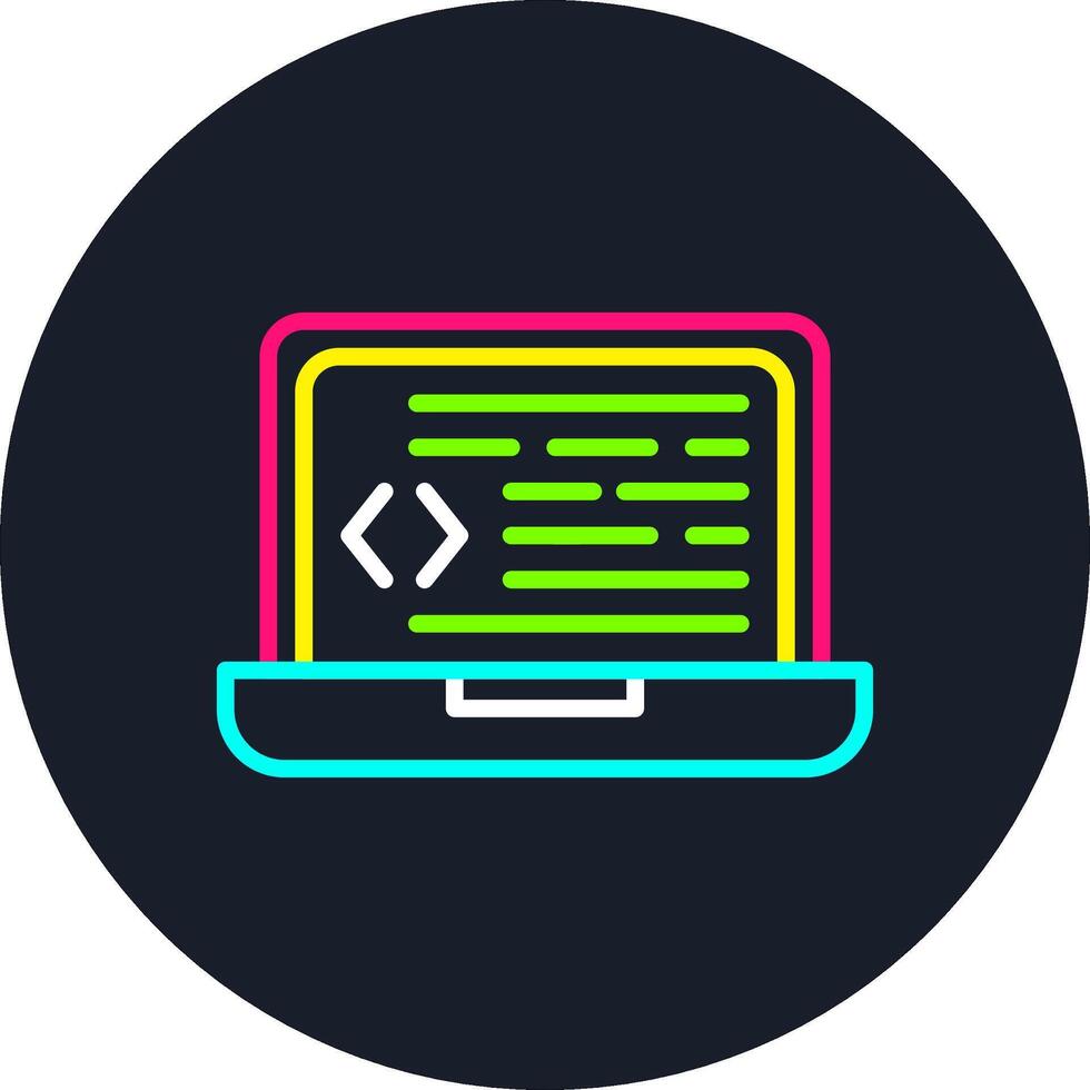 Programming Line Multi Color Design 54242771 Vector Art at Vecteezy