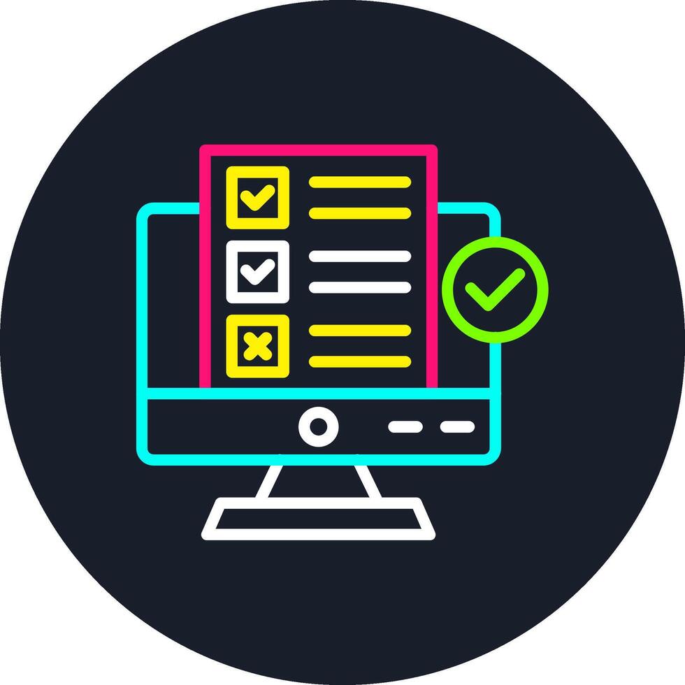 Testing Line Multi Color Design 54242919 Vector Art At Vecteezy