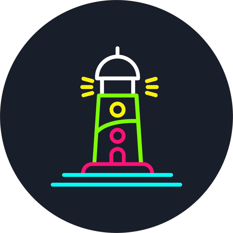 Lighthouse Line Multi Color Design 54243650 Vector Art At Vecteezy