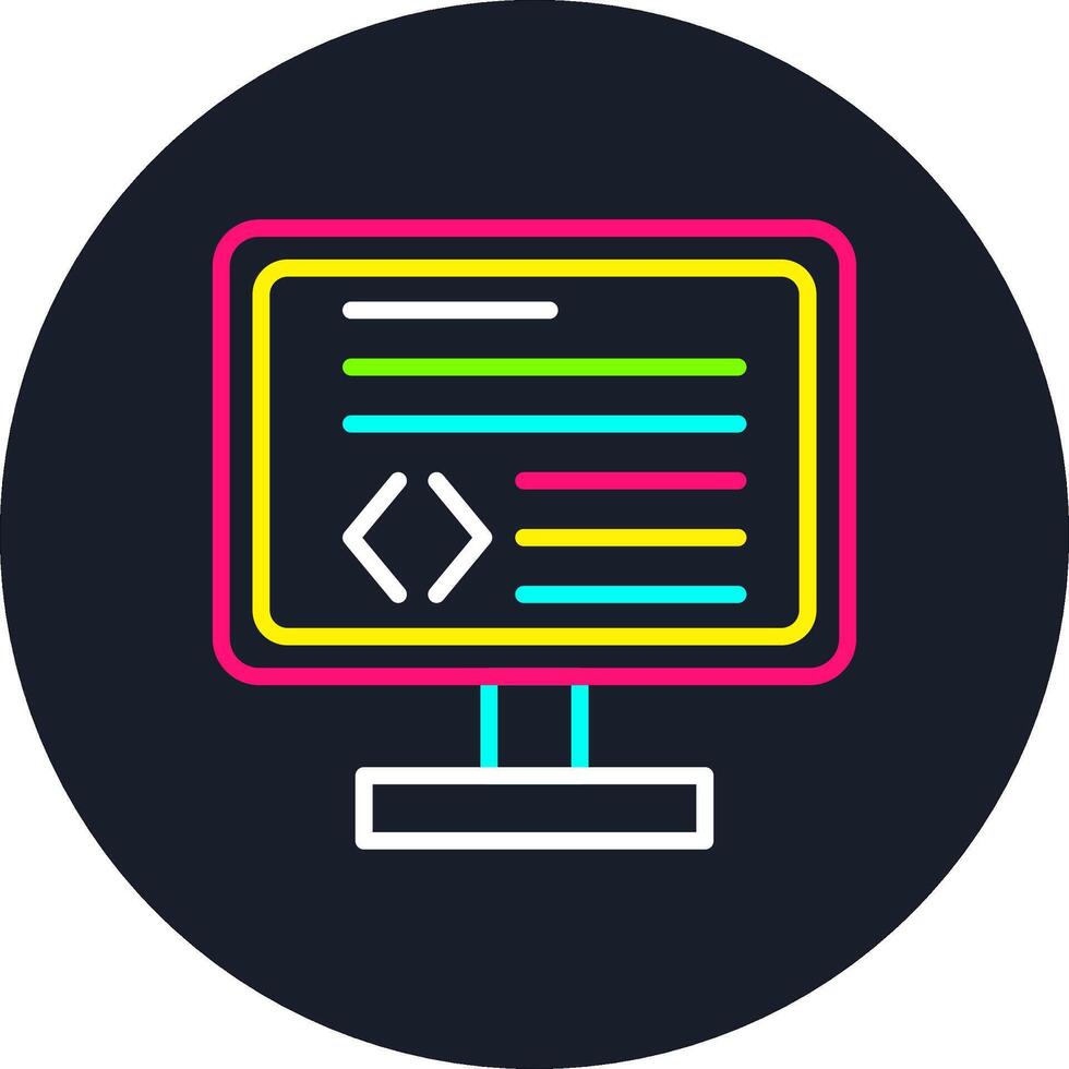 Programming Line Multi Color Design 54244417 Vector Art at Vecteezy