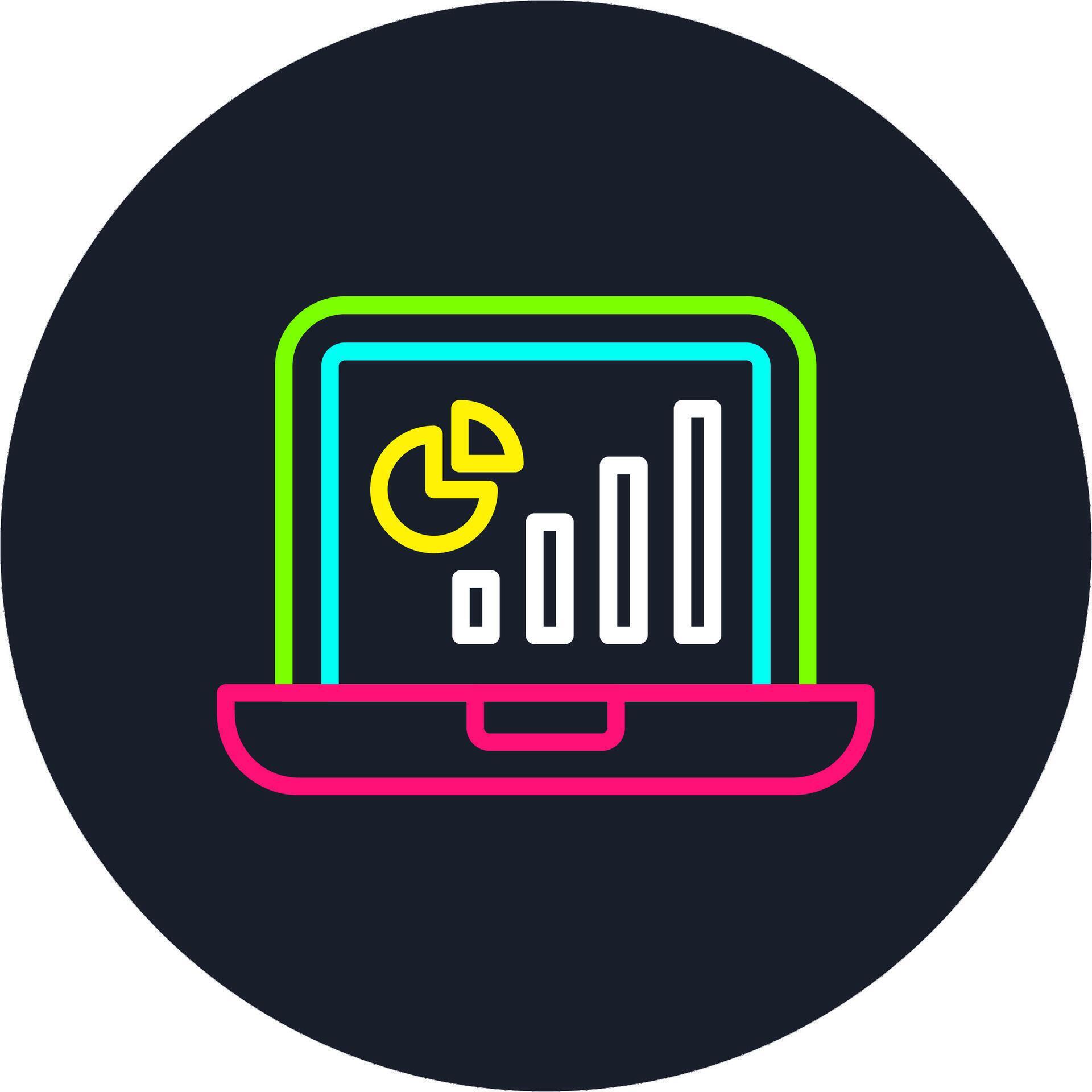 Growth Chart Line Multi Color Design 54245278 Vector Art at Vecteezy