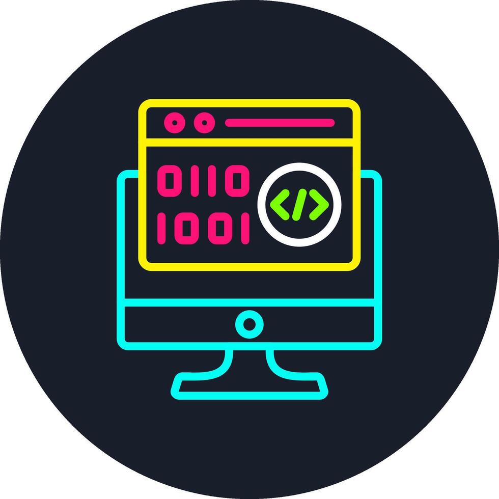 Binary Code Line Multi Color Design 54245534 Vector Art at Vecteezy